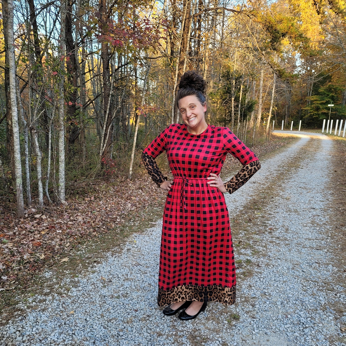 Ladies Buffalo Plaid Alyssa Dress – Sweet Modesty Apparel